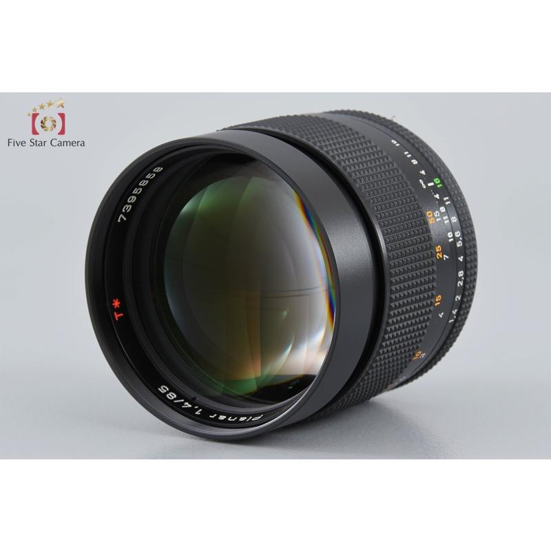 【中古】CONTAX コンタックス Carl Zeiss Planar 85mm f/1.4 T* MMJ : 中古カメラのファイブスターカメラ - 通販 - Yahoo!ショッピング