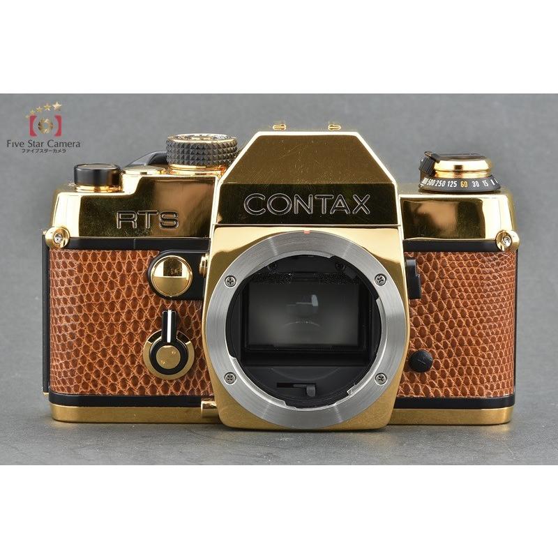 【中古】CONTAX コンタックス RTS ゴールド + Carl Zeiss Planar 50mm f/1.4 50周年記念モデル ...