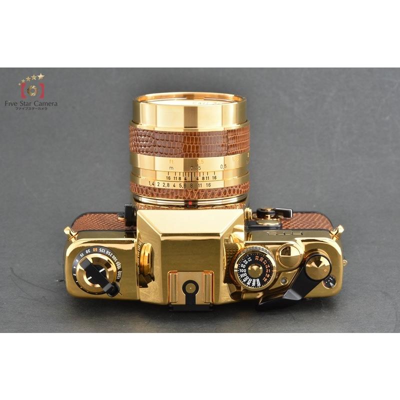 【中古】CONTAX コンタックス RTS ゴールド + Carl Zeiss Planar 50mm f/1.4 50周年記念モデル ...