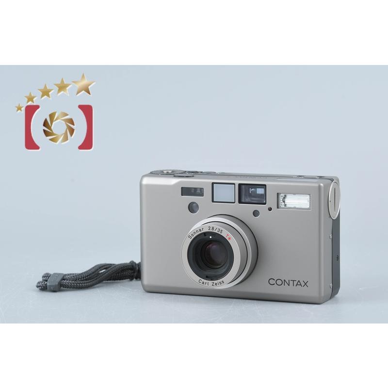【中古】CONTAX コンタックス T3 シングルティース コンパクトフィルムカメラ : 中古カメラのファイブスターカメラ - 通販 ...