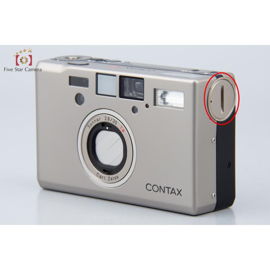 【中古】CONTAX コンタックス T3 シングルティース コンパクトフィルムカメラ : 中古カメラのファイブスターカメラ - 通販 ...