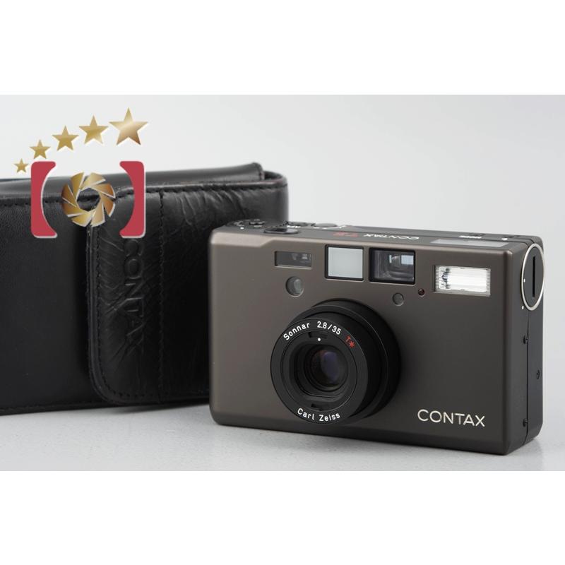 【中古】CONTAX コンタックス T3 シングルティース チタンブラック コンパクトフィルムカメラ : 中古カメラのファイブスターカメラ ...