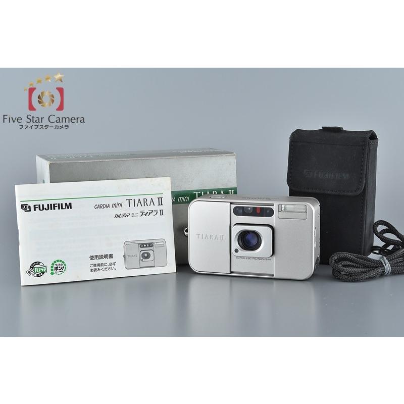【中古】FUJIFILM 富士フイルム CARDIA mini TIARA II コンパクトフィルムカメラ A : fujifilm ...