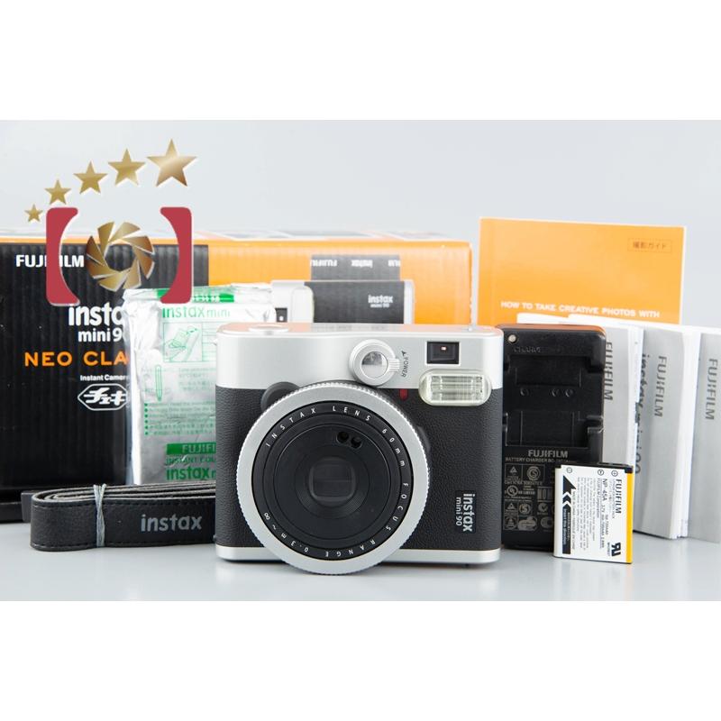 FUJIFILM 【中古】FUJIFILM 富士フイルム instax Mini 90 Neo Classic ブラック インスタントカメラ 元箱付き : 中古カメラのファイブスターカメラ ...