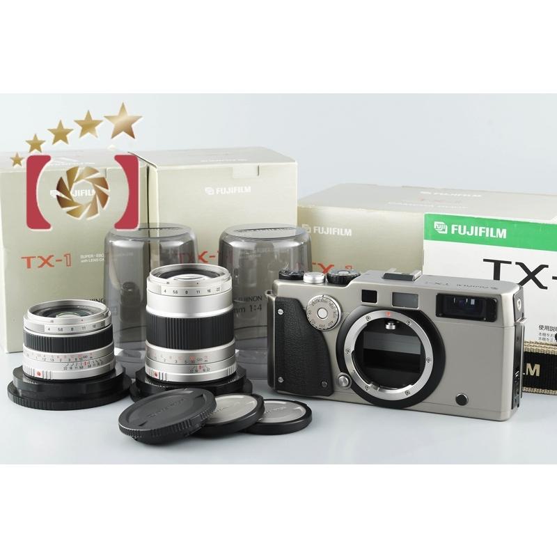 FUJIFILM 【中古】FUJIFILM 富士フイルム TX-1 + SUPER-EBC FUJINON 45mm f/4,90mm f/4 ...