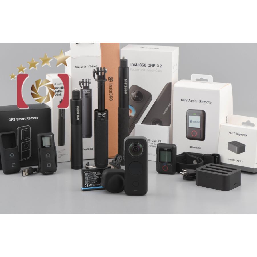 【中古】Arashi Vision 嵐ビジョン insta360 ONE X2 360度アクションカメラ 元箱付き : 中古カメラのファイブ ...