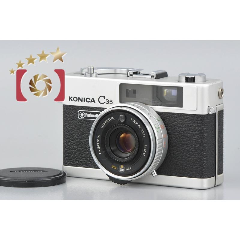 【中古】Konica コニカ C35 コンパクトフィルムカメラ : 中古カメラのファイブスターカメラ - 通販 - Yahoo!ショッピング