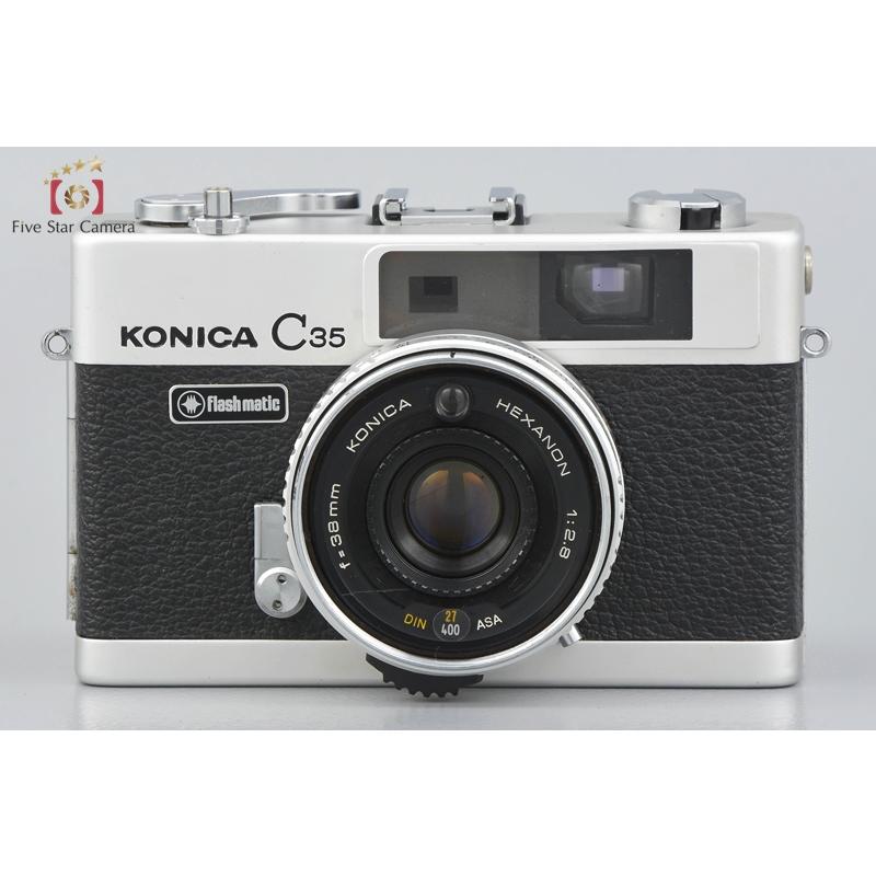 【中古】Konica コニカ C35 コンパクトフィルムカメラ : 中古カメラのファイブスターカメラ - 通販 - Yahoo!ショッピング
