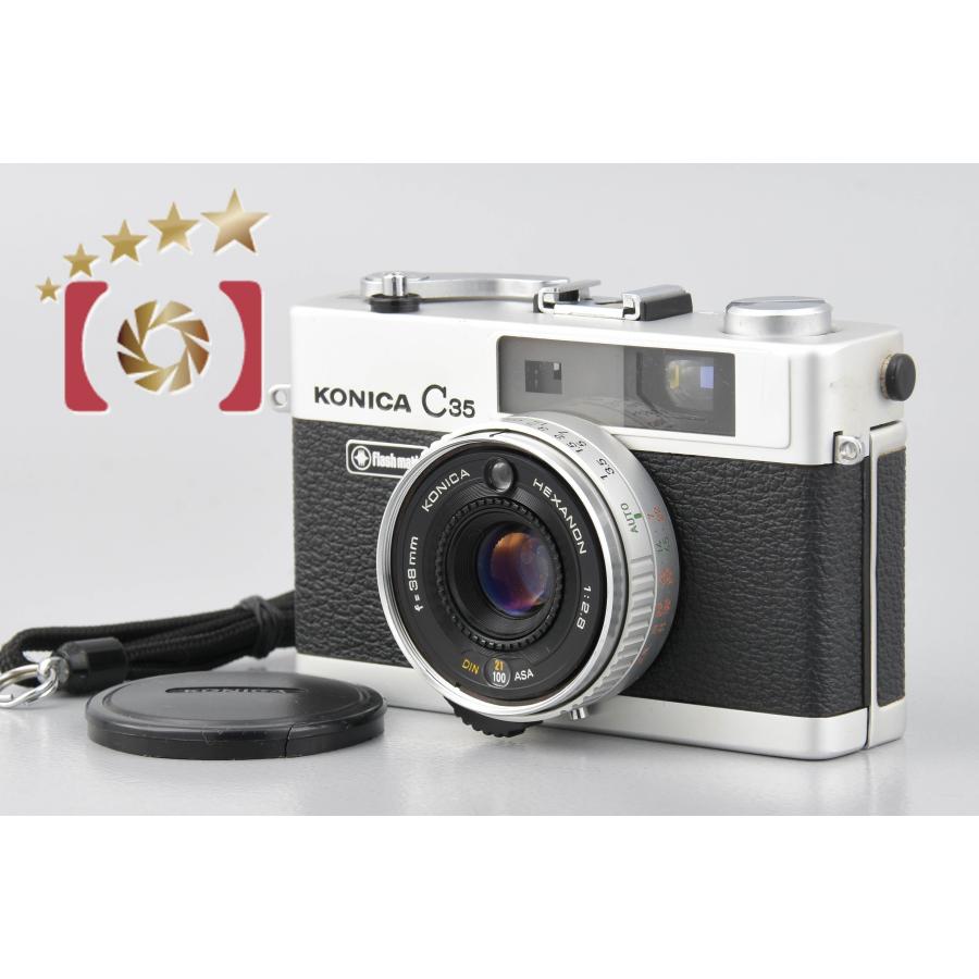 【中古】Konica コニカ C35 コンパクトフィルムカメラ : 中古カメラのファイブスターカメラ - 通販 - Yahoo!ショッピング