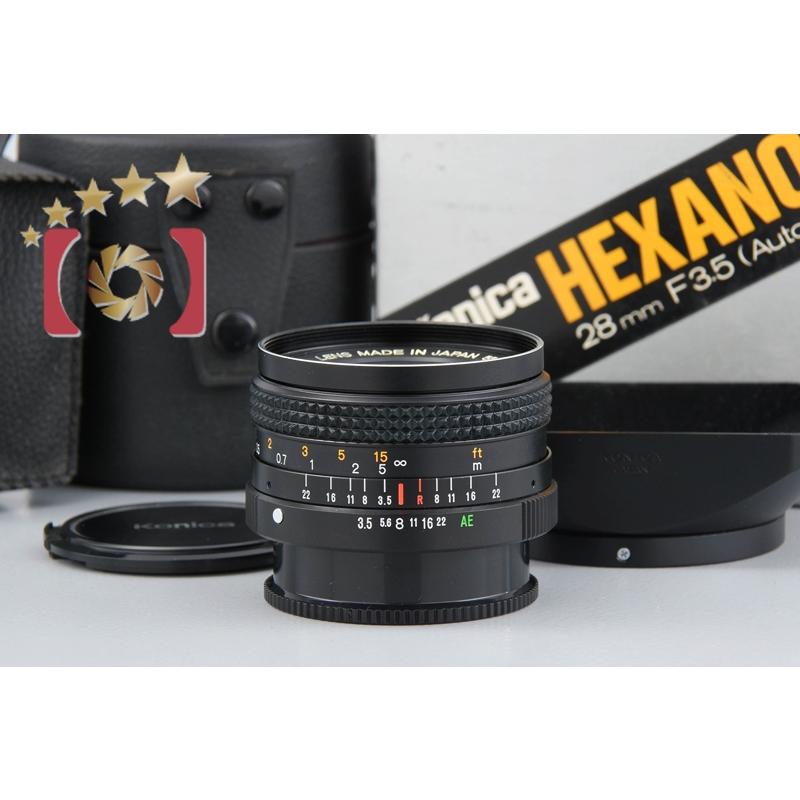 【中古】KONICA コニカ HEXANON AR 28mm f/3.5 元箱付き : 中古カメラのファイブスターカメラ - 通販 ...