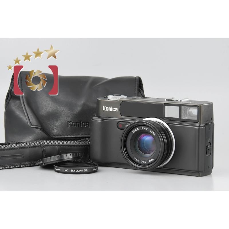 【中古】Konica コニカ HEXAR ブラック コンパクトフィルムカメラ : 中古カメラのファイブスターカメラ - 通販 - Yahoo!ショッピング