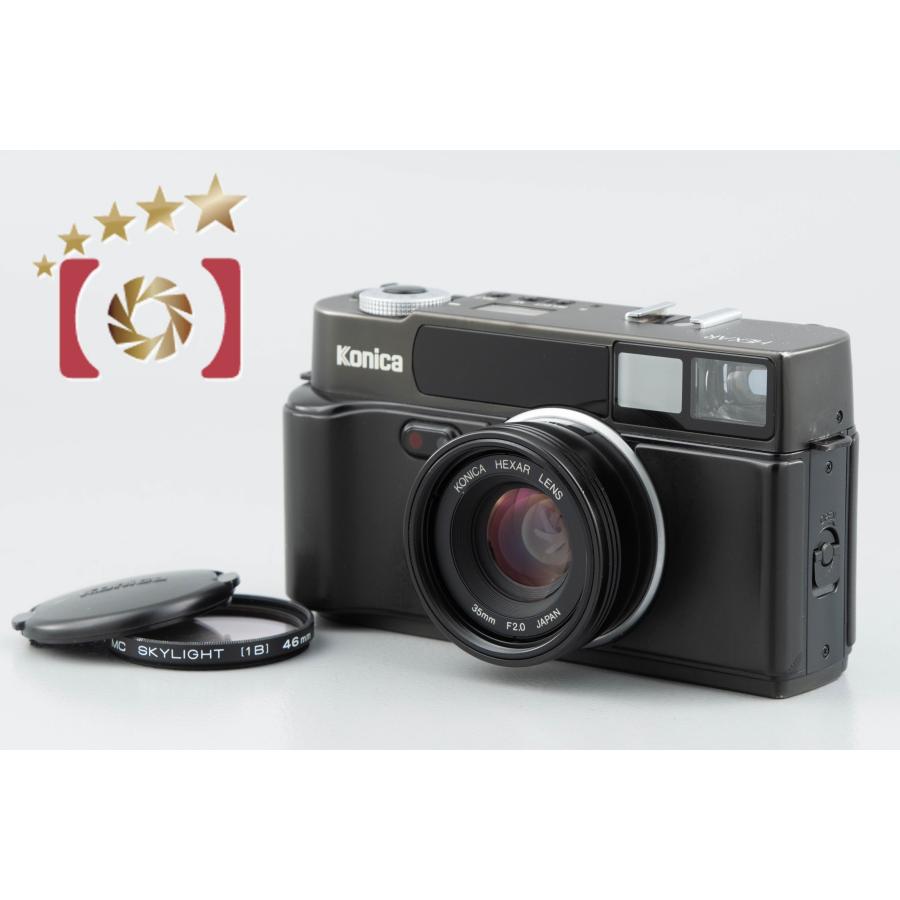 【中古】Konica コニカ HEXAR ブラック コンパクトフィルムカメラ : 中古カメラのファイブスターカメラ - 通販 - Yahoo!ショッピング