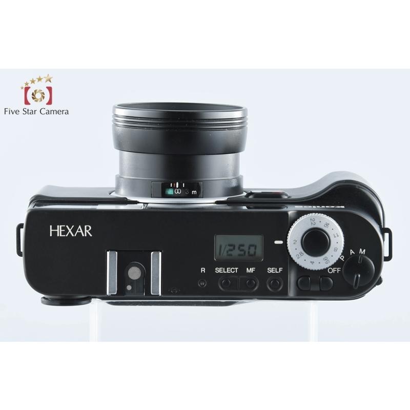 中古】Konica コニカ HEXAR ブラック コンパクトフィルムカメラ 中古】Konica コニカ HEXAR ブラック コンパクトフィルムカメラ