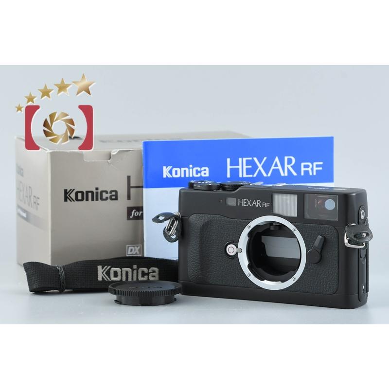 【中古】Konica コニカ HEXAR RF レンジファインダーカメラ 元箱付き : 中古カメラのファイブスターカメラ - 通販 ...
