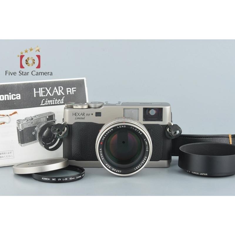 【中古】Konica コニカ HEXAR RF Limited + M-HEXANON 50mm f/1.2 : 中古カメラのファイブスターカメラ - 通販 - Yahoo!ショッピング