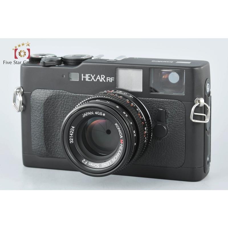 【中古】Konica コニカ HEXAR RF + M-HEXANON 50mm f/2 : 中古カメラのファイブスターカメラ - 通販 - Yahoo!ショッピング