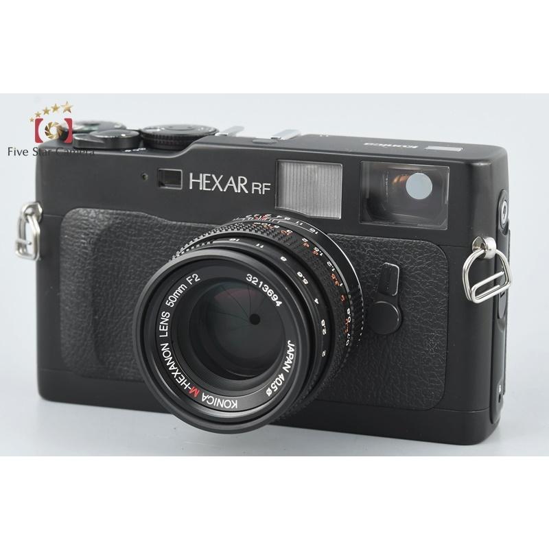 【中古】Konica コニカ HEXAR RF + M-HEXANON 50mm f/2 : 中古カメラのファイブスターカメラ - 通販 - Yahoo!ショッピング