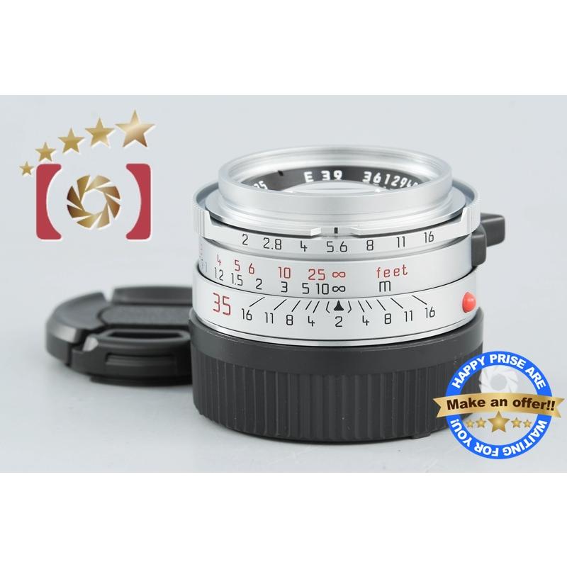 ライカ 【中古】Leica SUMMICRON-M 35mm f/2 E39 11310 第4世代 7枚玉 シルバー : 中古カメラのファイブスターカメラ - 通販 - Yahoo!ショッピング