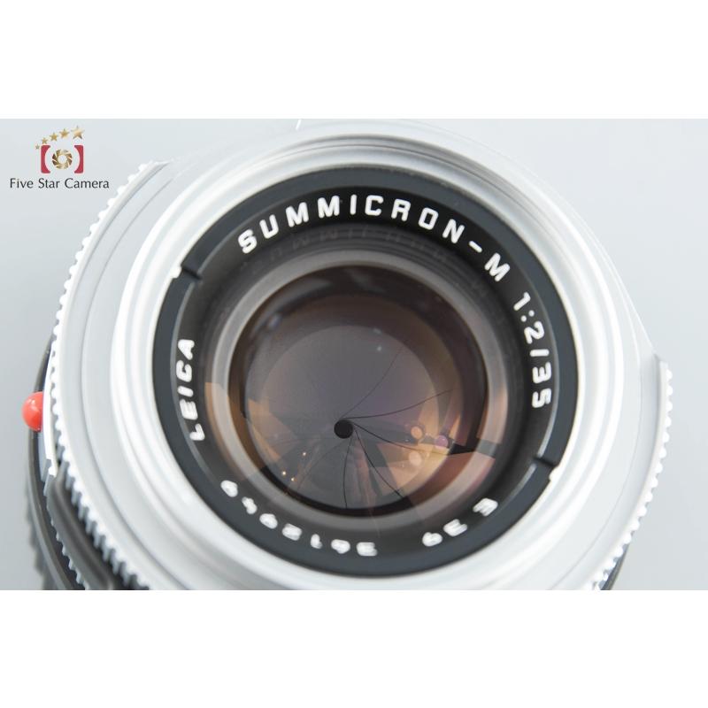 ライカ 【中古】Leica SUMMICRON-M 35mm f/2 E39 11310 第4世代 7枚玉 シルバー : 中古カメラのファイブスターカメラ - 通販 - Yahoo!ショッピング