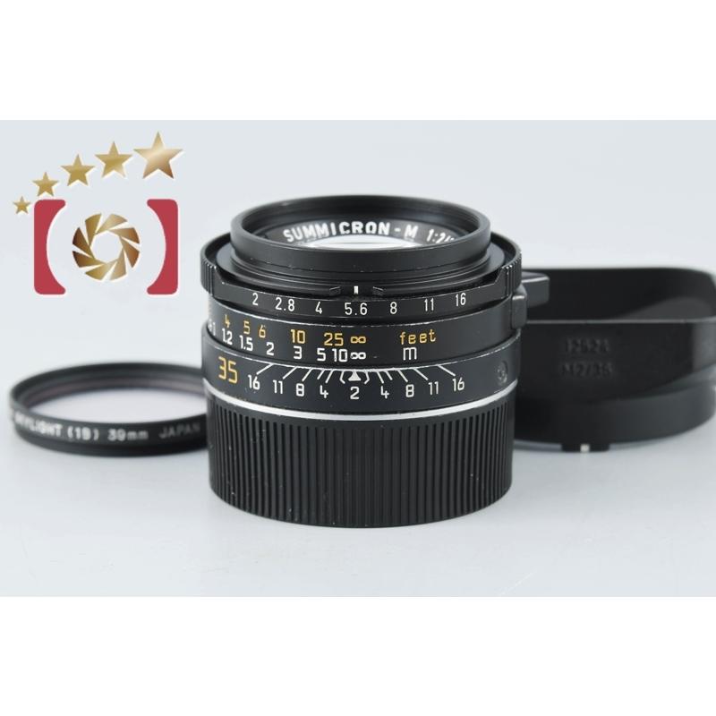 【中古】Leica ライカ SUMMICRON-M 35mm f/2 E39 11310 第4世代 7枚玉 ブラック :leica-summicronm-352-e39-0130-:中古カメラ ...