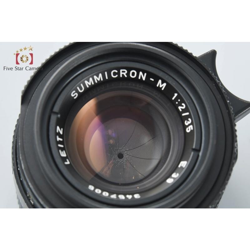 【中古】Leica ライカ SUMMICRON-M 35mm f/2 E39 11310 第4世代 7枚玉 ブラック :leica-summicronm-352-e39-0130-:中古カメラ ...