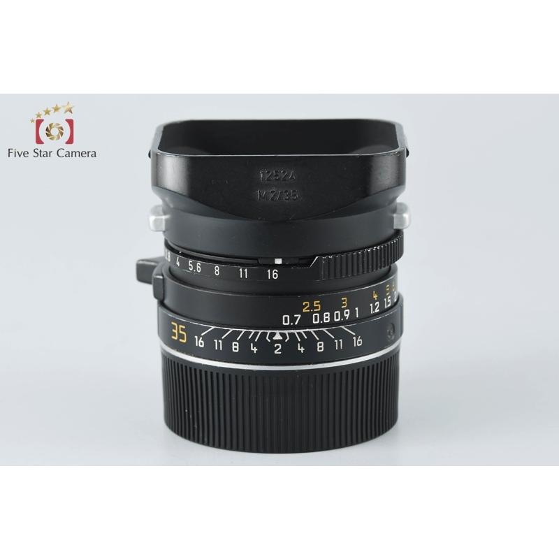 【中古】Leica ライカ SUMMICRON-M 35mm f/2 E39 11310 第4世代 7枚玉 ブラック :leica-summicronm-352-e39-0130-:中古カメラ ...