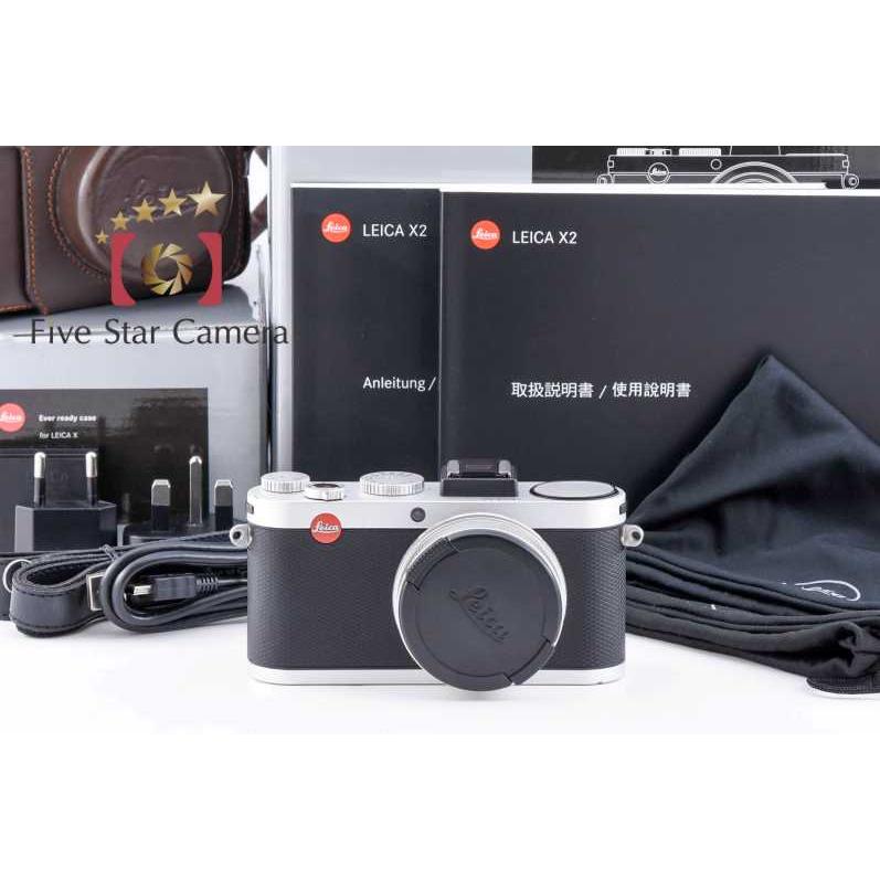 ライカ 【中古】Leica X2 シルバー コンパクトデジタルカメラ 元箱付き : 中古カメラのファイブスターカメラ - 通販 - Yahoo!ショッピング