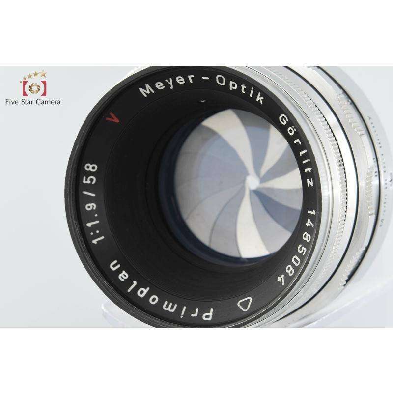 【中古】Meyer Optik Gorlitz メイヤーオプティックゴルリッツ PRIMOPLAN 58mm f/1.9 M42マウント : 中古カメラのファイブスターカメラ - 通販 ...
