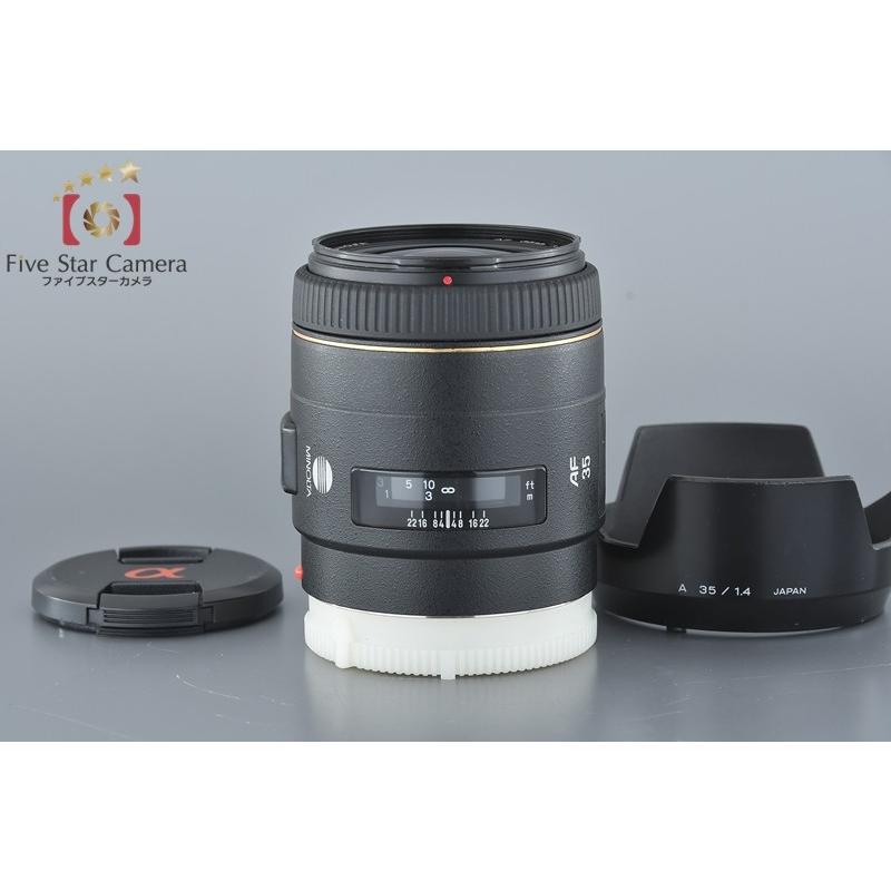 【中古】MINOLTA ミノルタ AF 35mm f/1.4 G New : minolta-af-3514-new-0609- : 中古 ...
