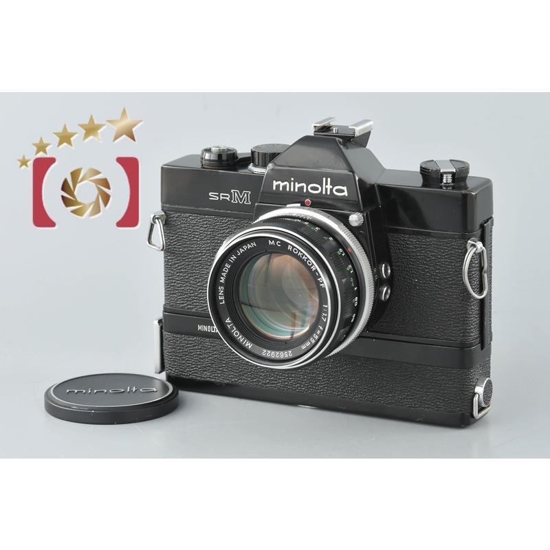 コニカミノルタ 【中古】MINOLTA ミノルタ SRM + MC ROKKOR-PF 55mm f/1.7 : 中古カメラのファイブスター ...