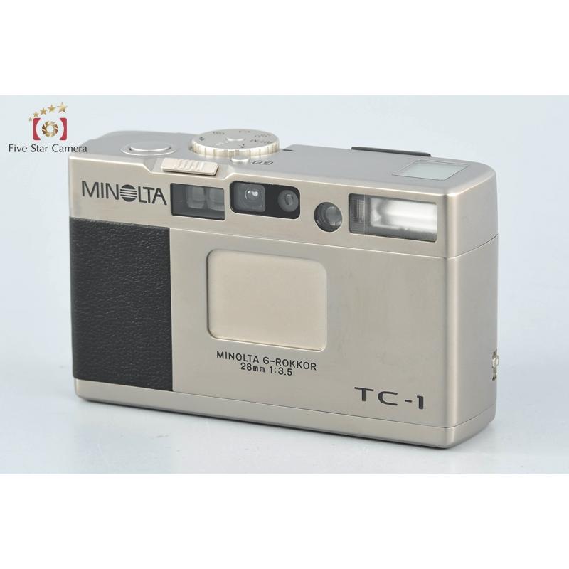 コニカミノルタ 【中古】MINOLTA ミノルタ TC-1 コンパクトフィルムカメラ : 中古カメラのファイブスターカメラ - 通販 - Yahoo!ショッピング