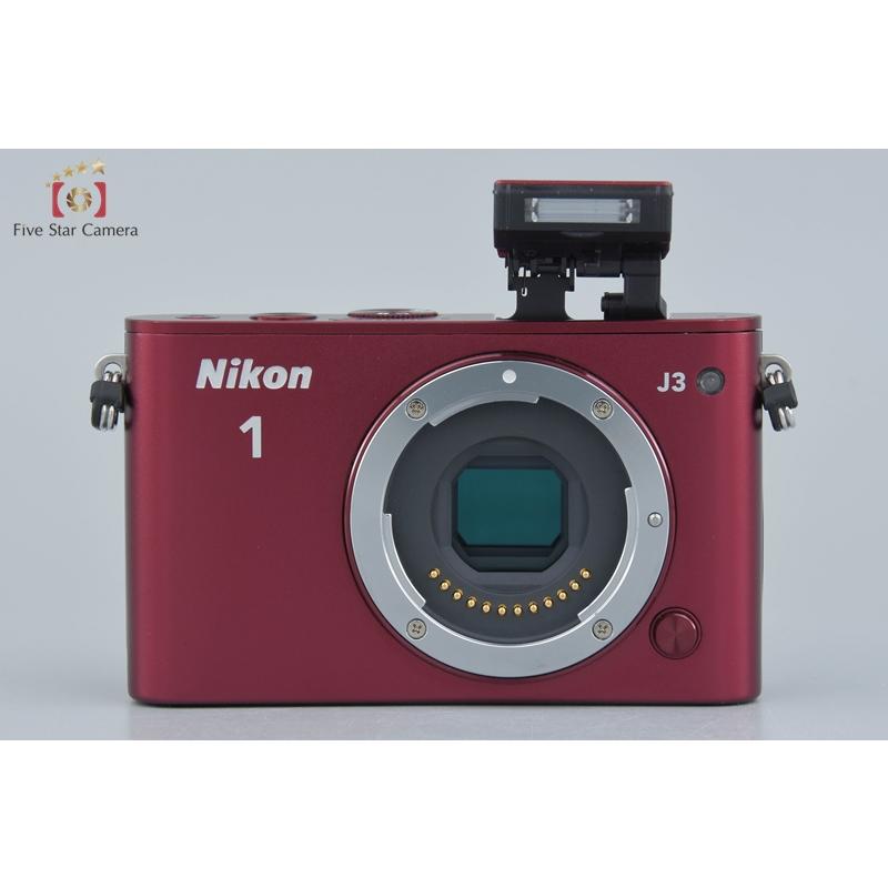 【中古】Nikon ニコン 1 J3 レッド ミラーレス一眼カメラ シャッター回数僅少 : nikon-1-j3-red-1128-1- : 中古カメラのファイブスターカメラ - 通販 ...