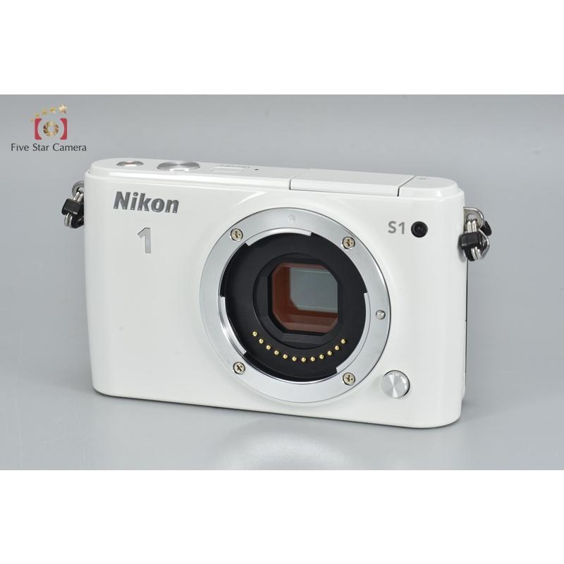 ニコン 【中古】Nikon 1 S1 ホワイト ミラーレス一眼カメラ : 中古カメラのファイブスターカメラ - 通販 - Yahoo!ショッピング