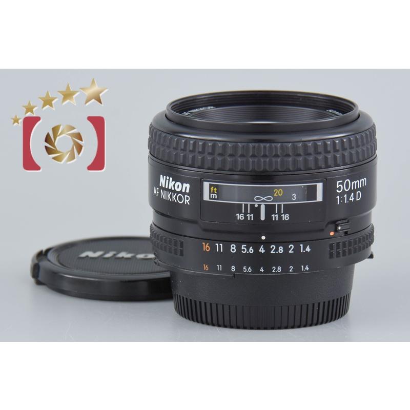 ニコン 【中古】Nikon AF NIKKOR 50mm f/1.4 D : 中古カメラのファイブスターカメラ - 通販 - Yahoo!ショッピング