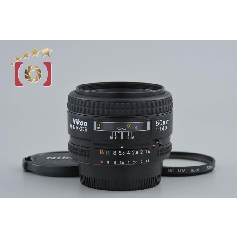 ニコン 【中古】Nikon AF NIKKOR 50mm f/1.4 D : 中古カメラのファイブスターカメラ - 通販 - Yahoo!ショッピング