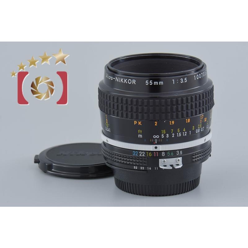 ニコン 【中古】Nikon Ai Micro-NIKKOR 55mm f/3.5 : 中古カメラのファイブスターカメラ - 通販 - Yahoo!ショッピング