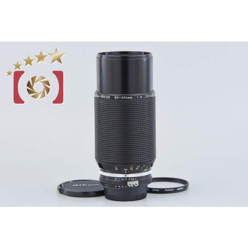 ニコン 【中古】Nikon Ai-S Zoom NIKKOR 80-200mm f/4 : 中古カメラのファイブスターカメラ - 通販 - Yahoo!ショッピング