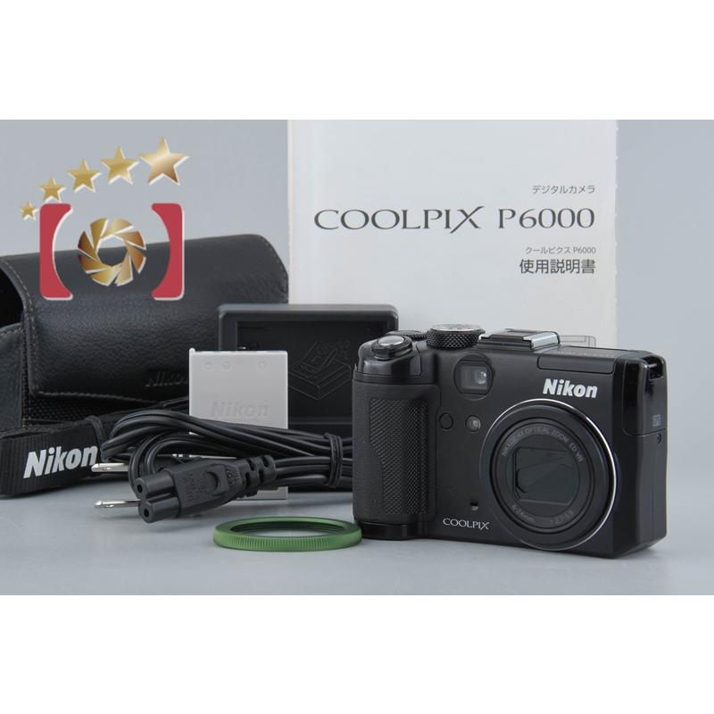 COOLPIX 【中古】Nikon ニコン P6000 ブラック コンパクトデジタルカメラ : 中古カメラのファイブスターカメラ - 通販 ...