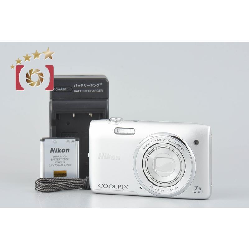 COOLPIX 【中古】Nikon ニコン S3400 クリスタルシルバー コンパクトデジタルカメラ : 中古カメラのファイブスターカメラ ...