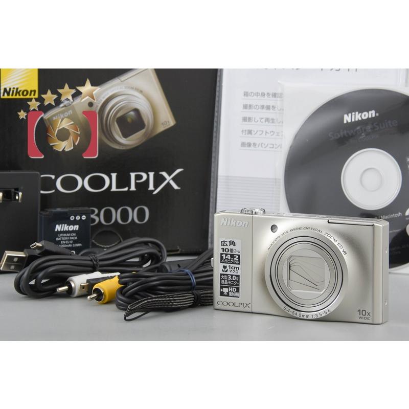 【中古】Nikon ニコン COOLPIX S8000 シルバー コンパクトデジタルカメラ 元箱付き : nikon-coolpix ...