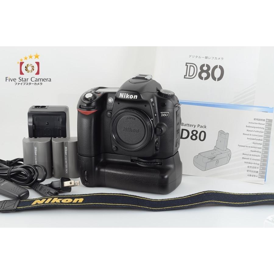 ニコン 【中古】 Nikon D80 MB-D80 バッテリーパック付属 : 中古カメラのファイブスターカメラ - 通販 - Yahoo!ショッピング