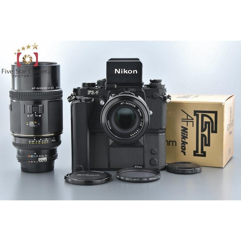 ニコン 【中古】Nikon F3AF + MD-4 モータードライブ 80mm 200mm 専用レンズ付属 : 中古カメラのファイブスター ...