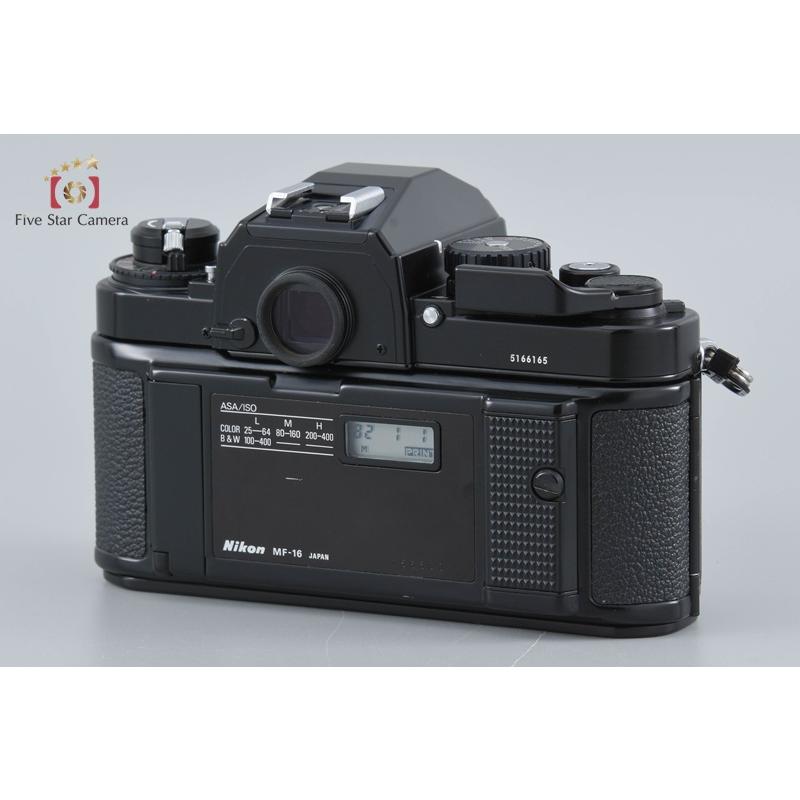 ニコン 【中古】Nikon FA ブラック + MF-16 データバック : 中古カメラのファイブスターカメラ - 通販 - Yahoo!ショッピング
