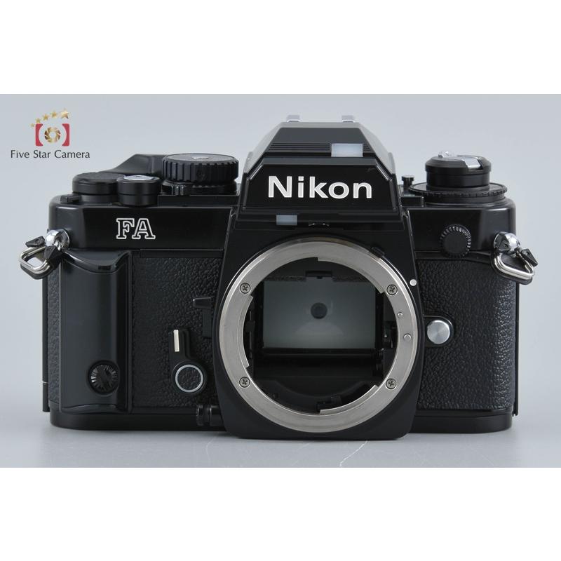 ニコン 【中古】Nikon FA ブラック + MF-16 データバック : 中古カメラのファイブスターカメラ - 通販 - Yahoo!ショッピング