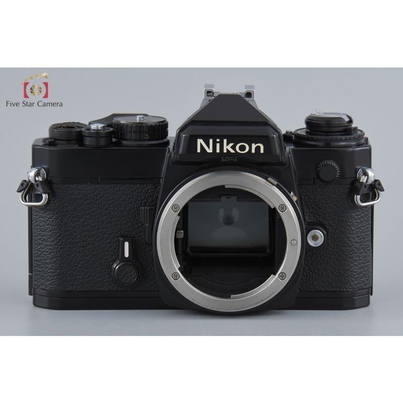 ニコン 【中古】Nikon FE ブラック フィルム一眼レフカメラ : 中古カメラのファイブスターカメラ - 通販 - Yahoo!ショッピング