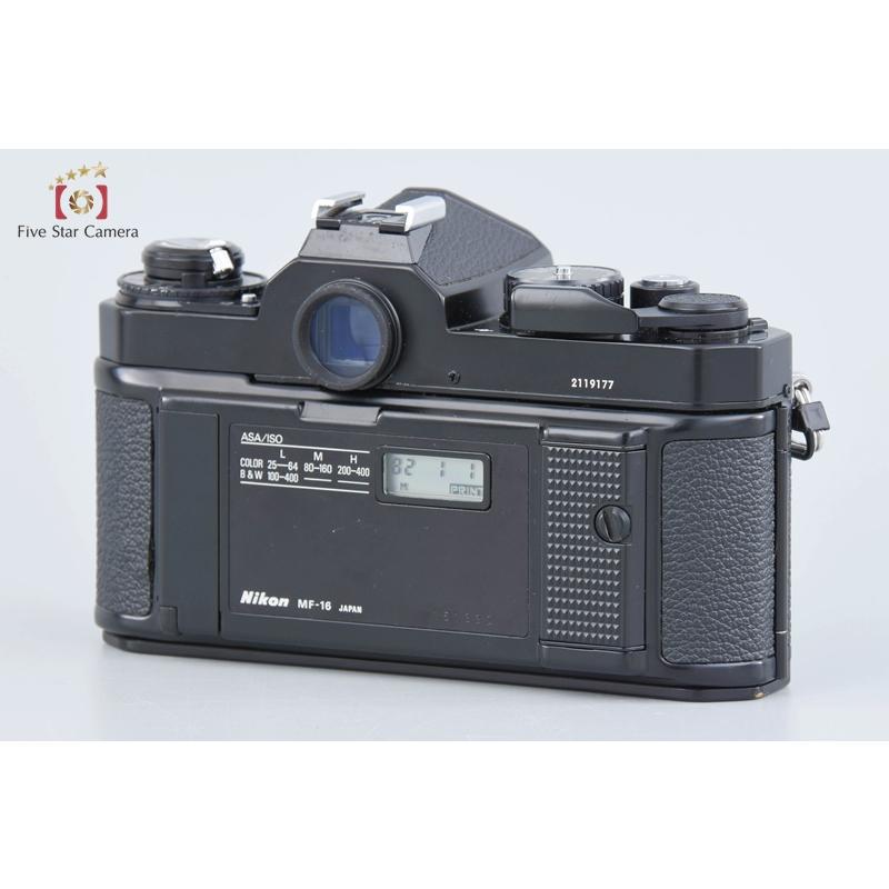 ニコン 【中古】Nikon FE2 ブラック + データバック MF-16 : 中古カメラのファイブスターカメラ - 通販 - Yahoo!ショッピング