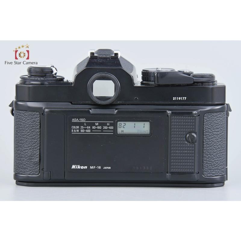 ニコン 【中古】Nikon FE2 ブラック + データバック MF-16 : 中古カメラのファイブスターカメラ - 通販 - Yahoo!ショッピング