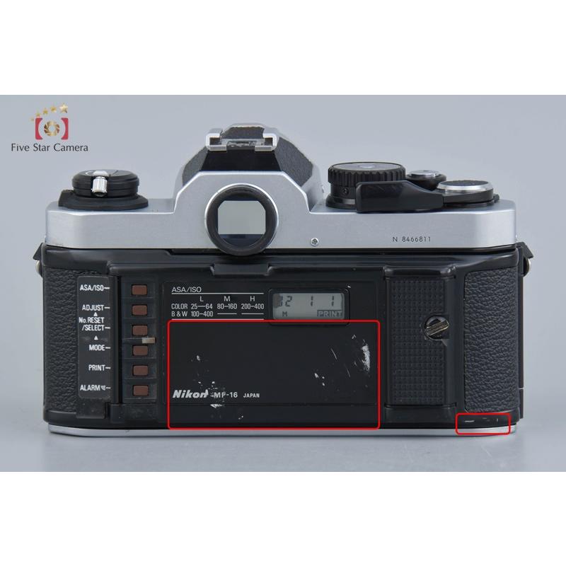 ニコン 【中古】Nikon ニューFM2 後期 シルバー + MF-16 データバック : 中古カメラのファイブスターカメラ - 通販 - Yahoo!ショッピング
