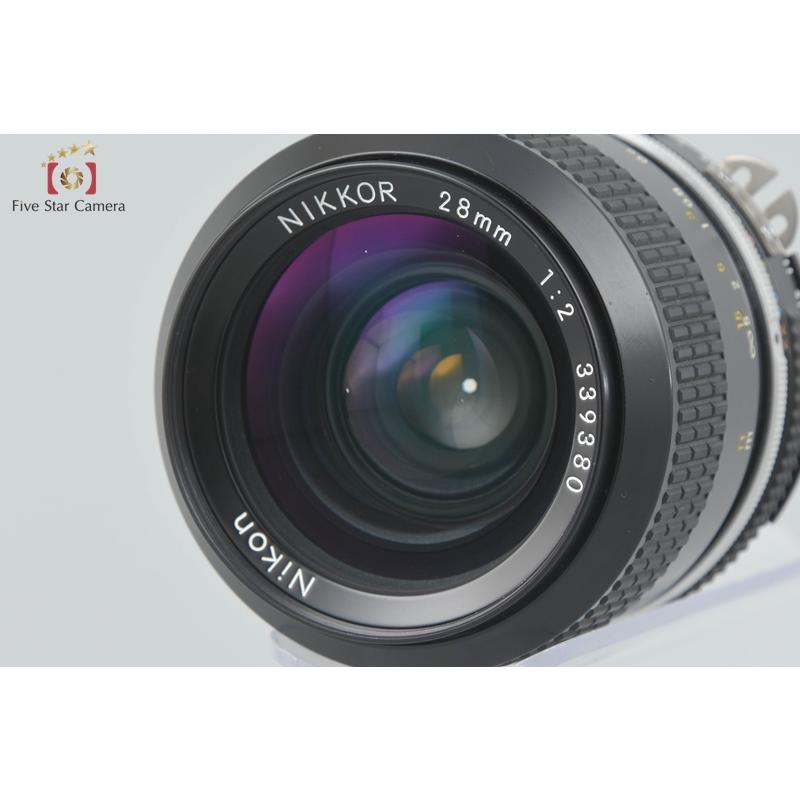 ニコン 【中古】Nikon New NIKKOR 28mm f/2 Ai改 元箱付き : 中古カメラのファイブスターカメラ - 通販 - Yahoo!ショッピング