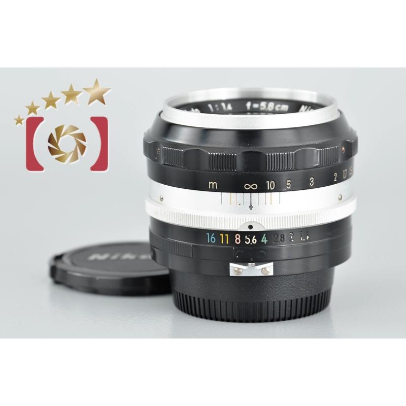 ニコン 【中古】Nikon NIKKOR-S Auto 58mm f/1.4 : 中古カメラのファイブスターカメラ - 通販 - Yahoo ...